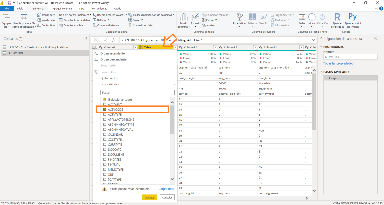 ᐅ Connect the Primavera P6 XER file to Power BI 2022