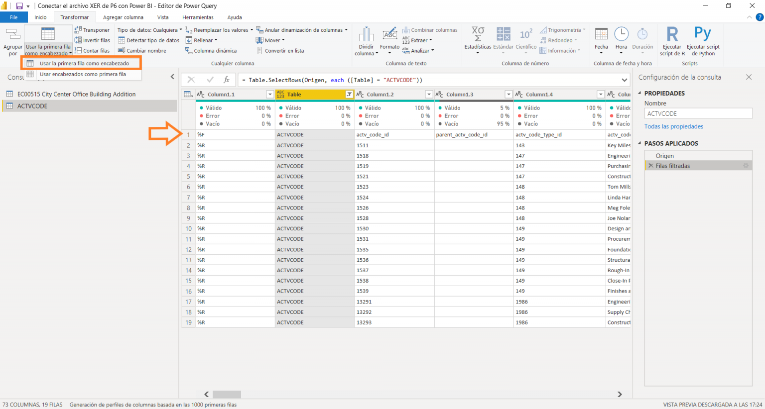 ᐅ Connect the Primavera P6 XER file to Power BI 2022