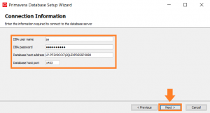 Microsoft SQL Server Database for Primavera P6 8 STEPS
