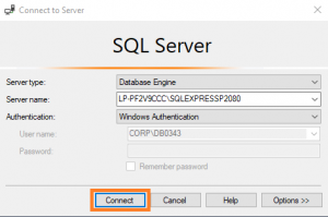 Microsoft SQL Server Database for Primavera P6 8 STEPS